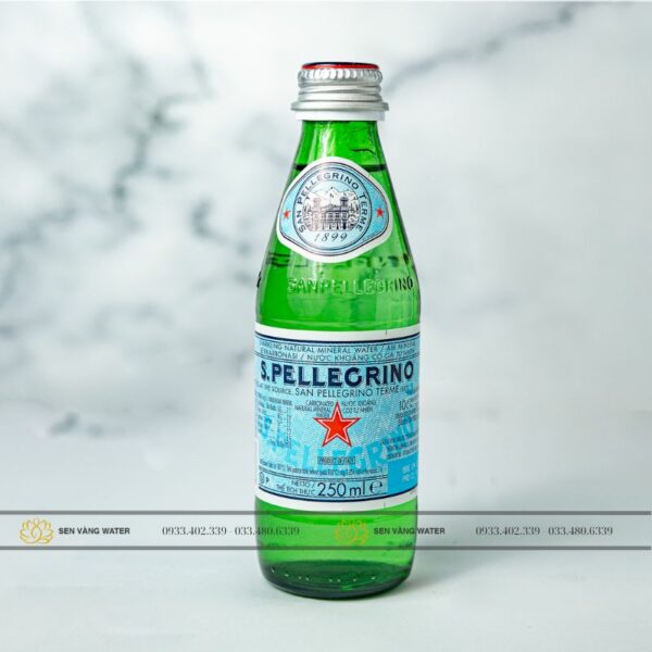 Nước Khoáng Có Ga Tự Nhiên 250ml x 24 chai - S.Pellegrino